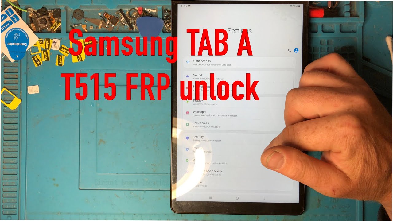 Samsung Tab A T515 FRP unlock - YouTube