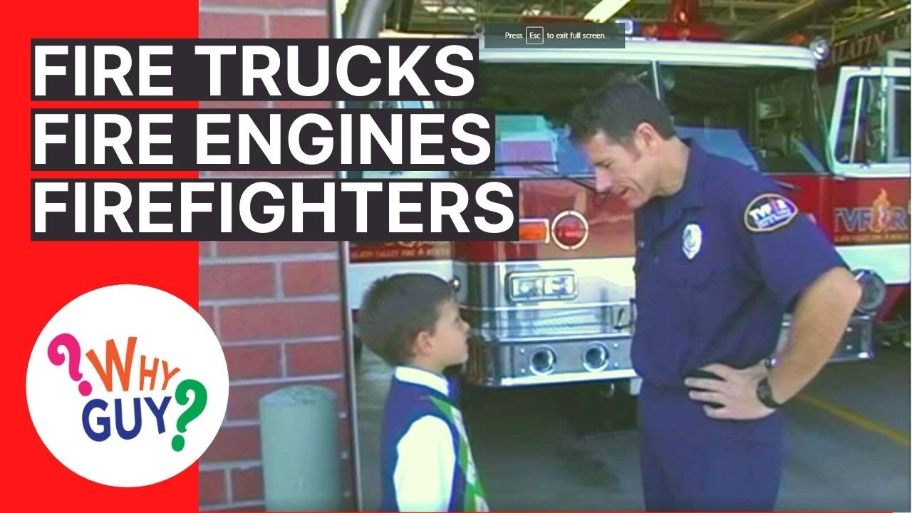What Does a Firefighter Do? Kids Explore Fire Engines and Tour the Fire ...