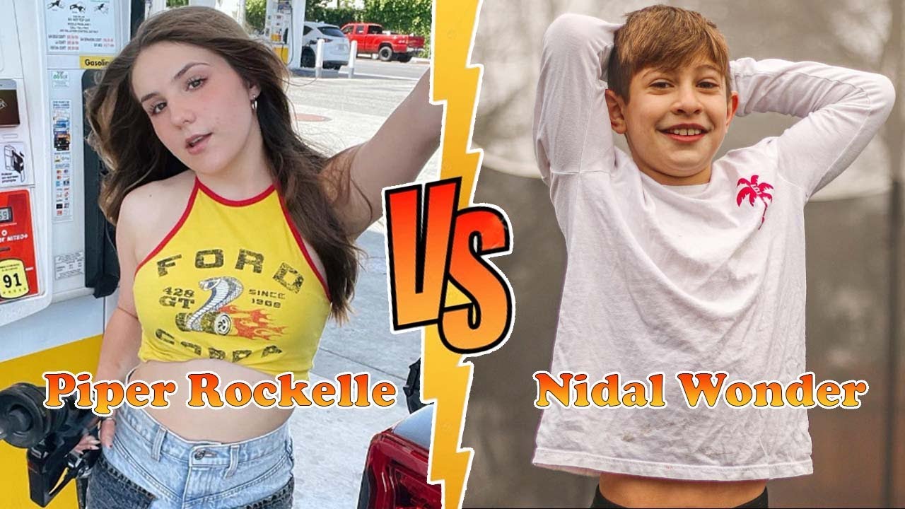 Nidal Wonder VS Piper Rockelle Stunning Transformation ⭐ From Baby To ...