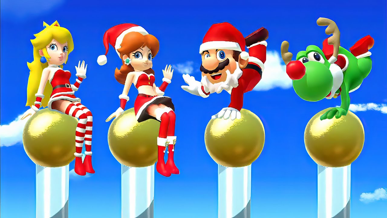 Super Mario Party - Merry Christmas Mario Battle (Hardest Difficulty ...