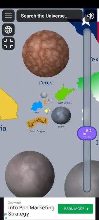 a universe scale - YouTube