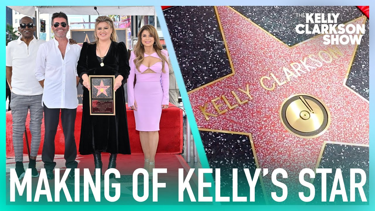 Making Of Kelly Clarkson's Star On The Hollywood Walk Of Fame - YouTube