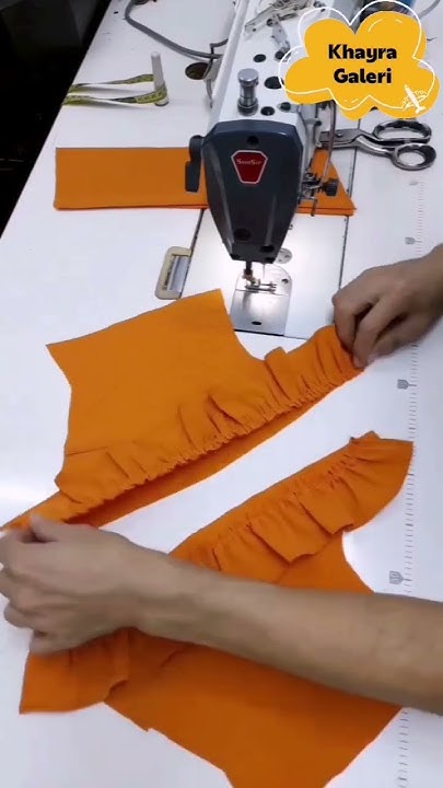 cara mudah dan cepat membuat baju depan rempel dada untuk pemula #sewingtipsandtricks # ...