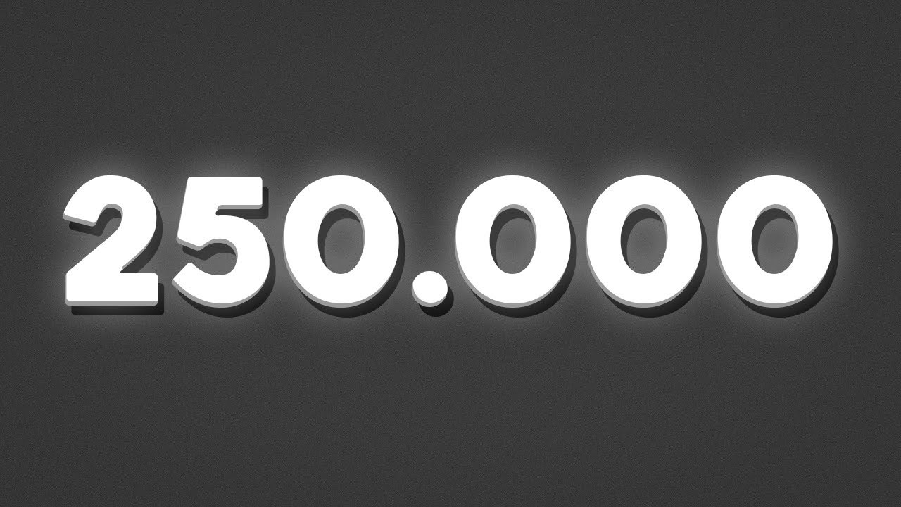 250.000 INSCRITOS! - YouTube