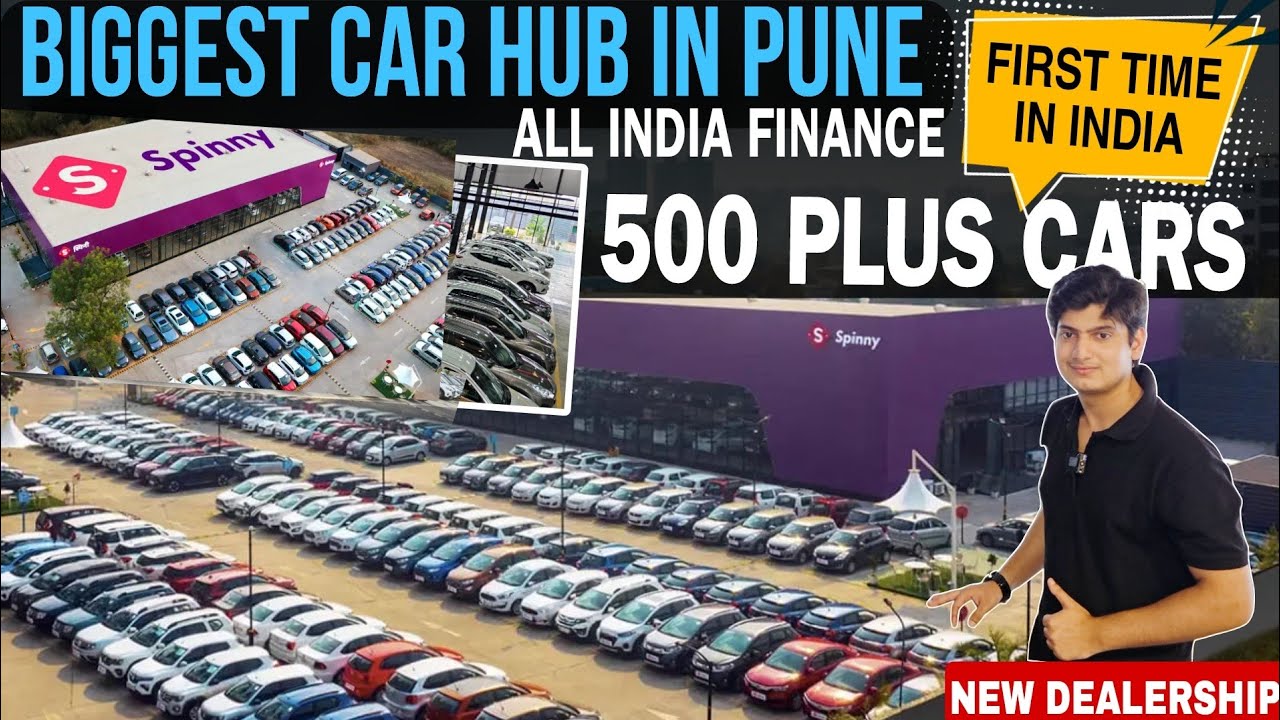 Biggest Spinny Park in Pune🔥600 Plus Second hand Cars|Certified Cars ...