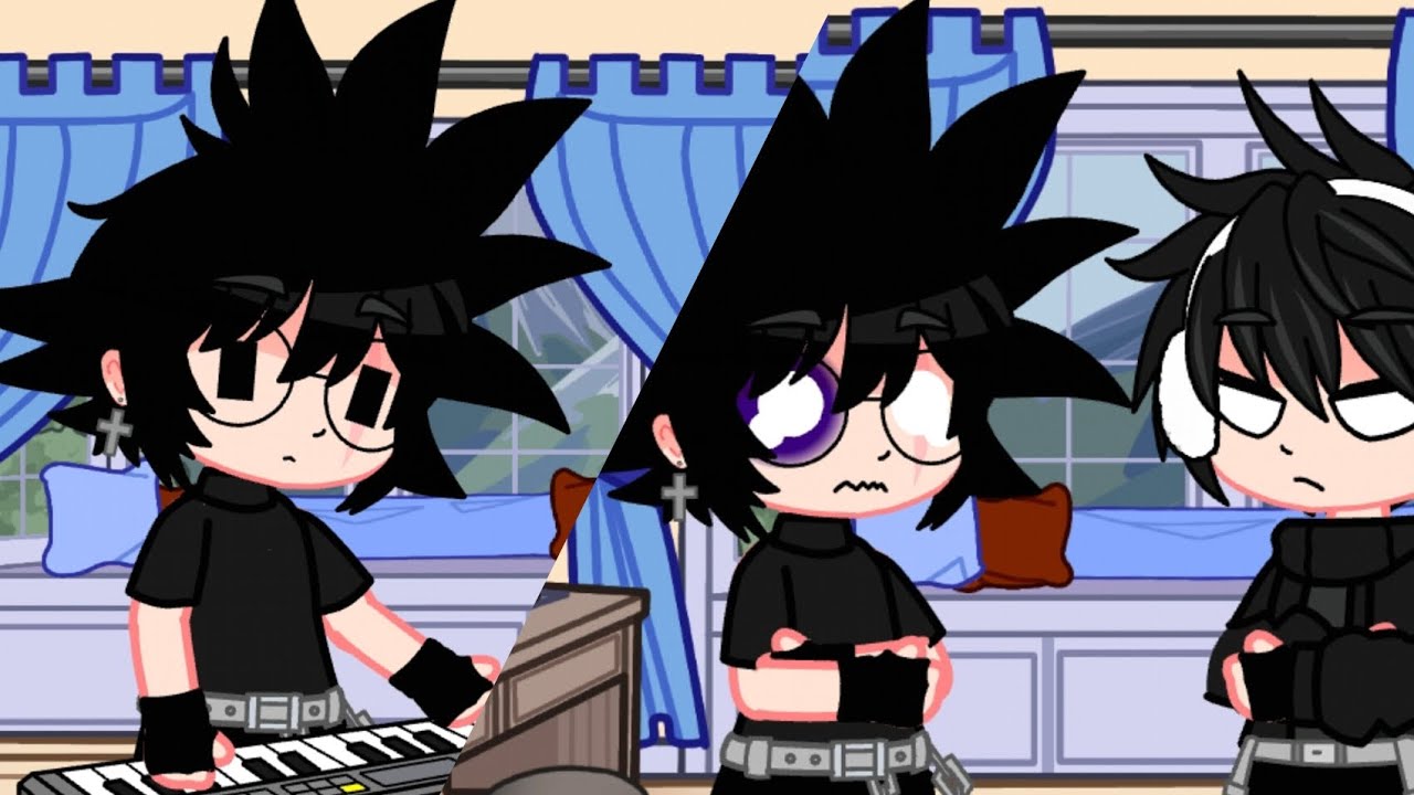 🖤•BLACK TOCANDO EL PIANO•🎹 |MEME| 💜[Gacha Club]💜 - YouTube