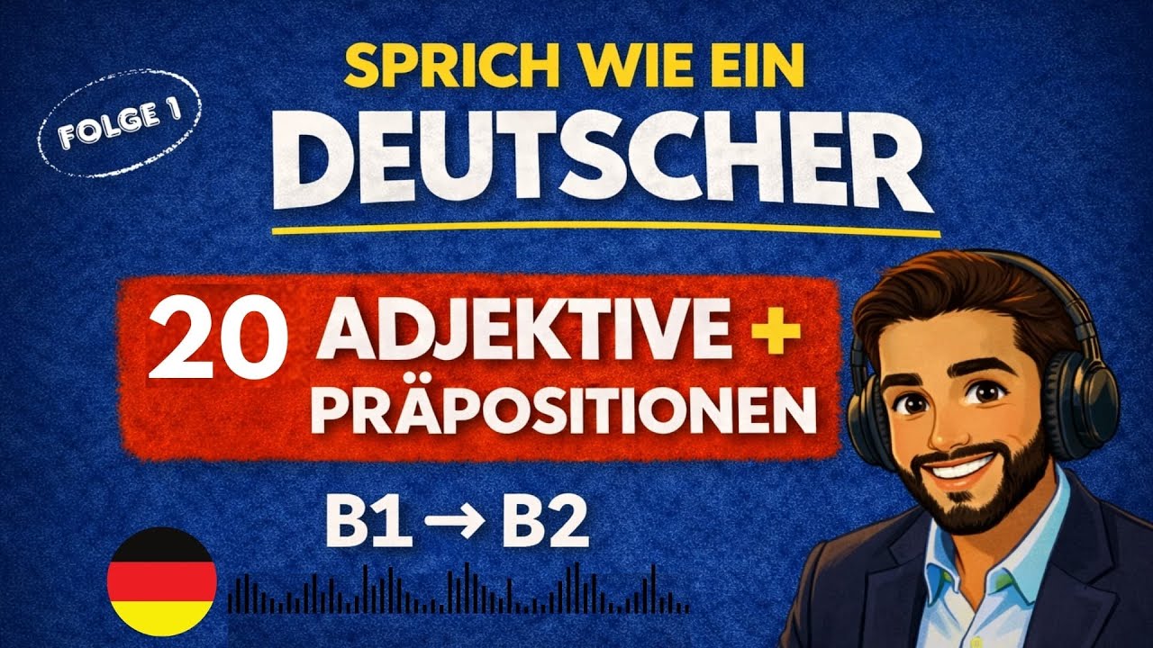 20 wichtige Adjektive mit Präpositionen / Sprich wie ein Deutscher /B1 ...