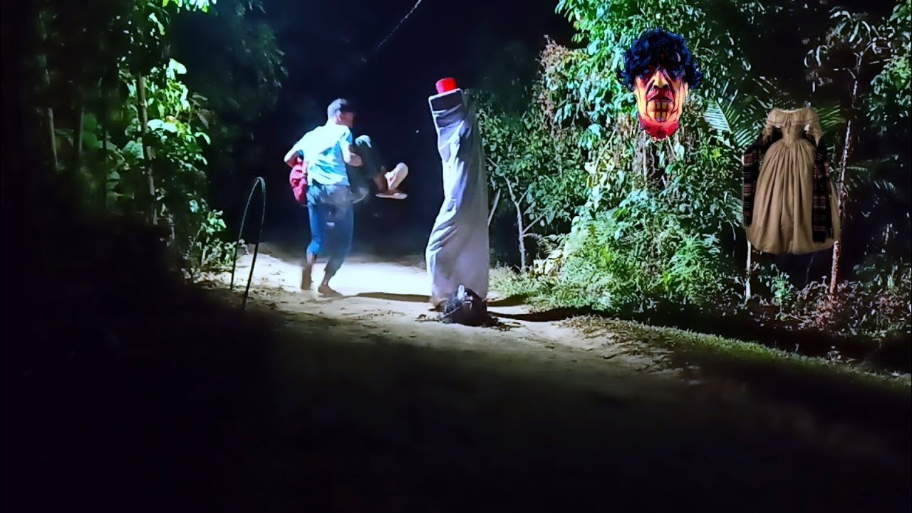 Headless prank // Kuntilanak terbaru prank // Real headless ghost prank ...