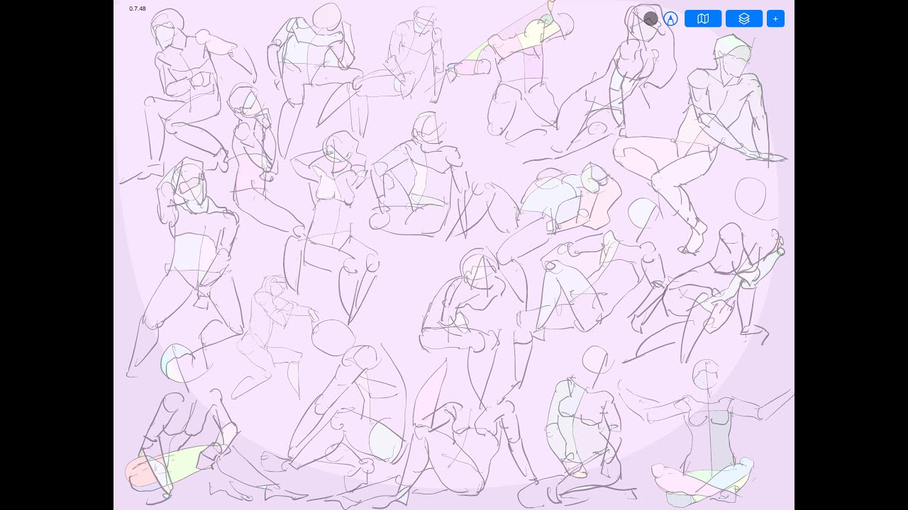 日課 https://quickposes.com 2024/11/18 - YouTube