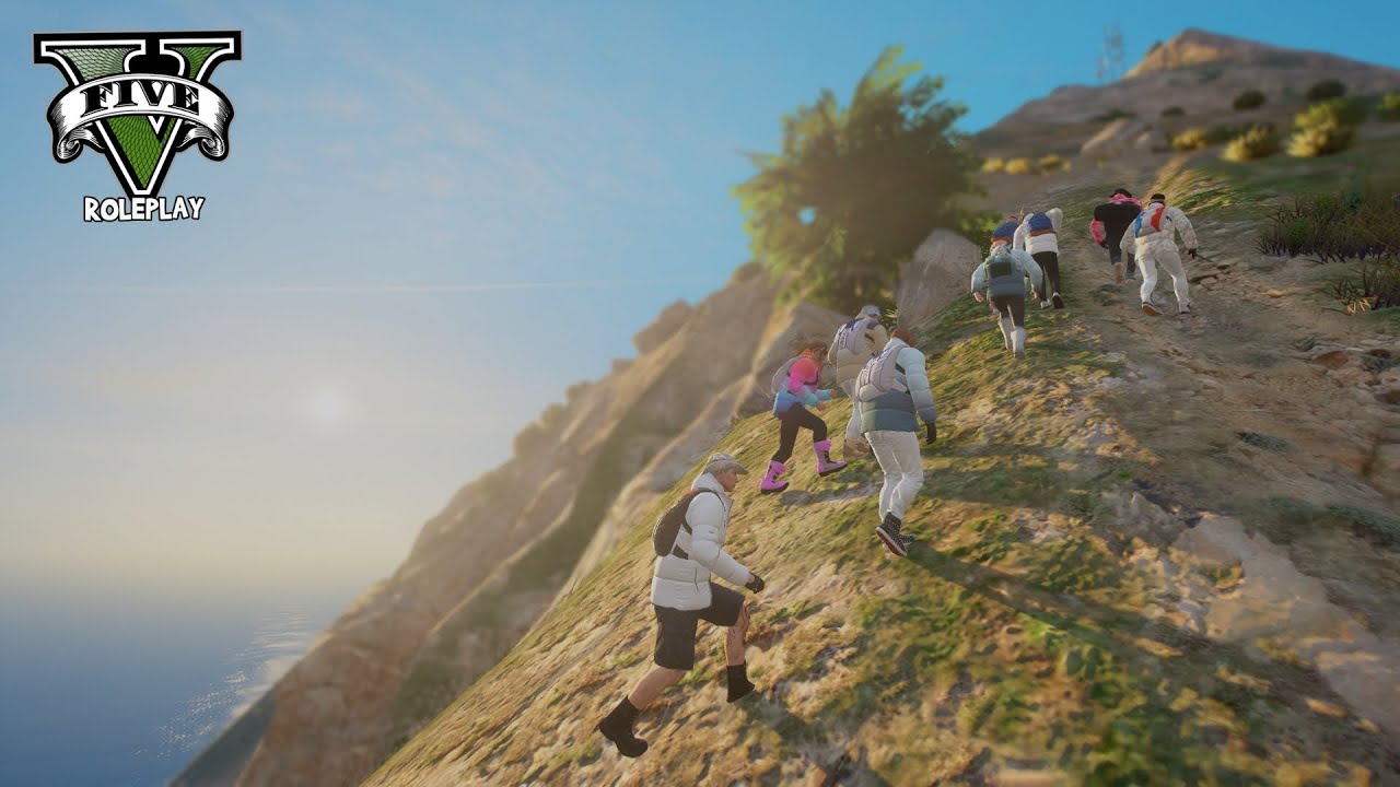 HIKING / MENDAKI GUNUNG TERINDAH+TINGGI DI GTA 5 !! GTA 5 ROLEPLAY ...