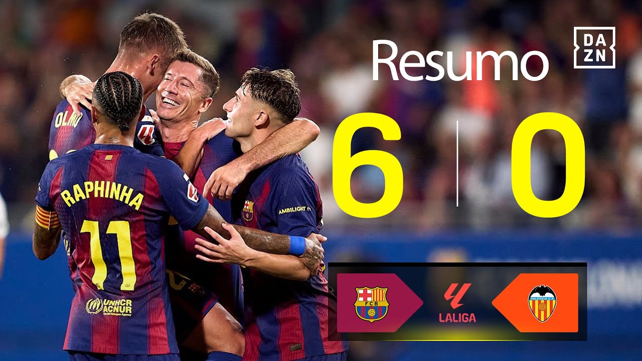 Resumo | Barcelona 6-0 Valência | LALIGA 25/26 - YouTube