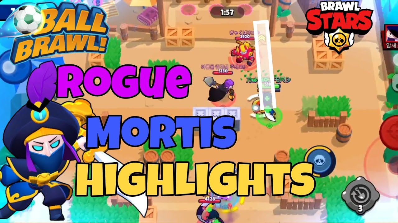 Rogue Mortis Highlights - Brawl Stars #brawlstars #brawlstargame # ...