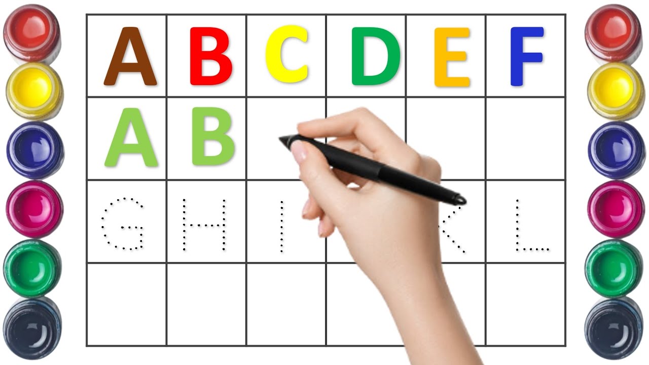 Collection for alphabets writing along the dot for kids, ABCD, Phonics ...