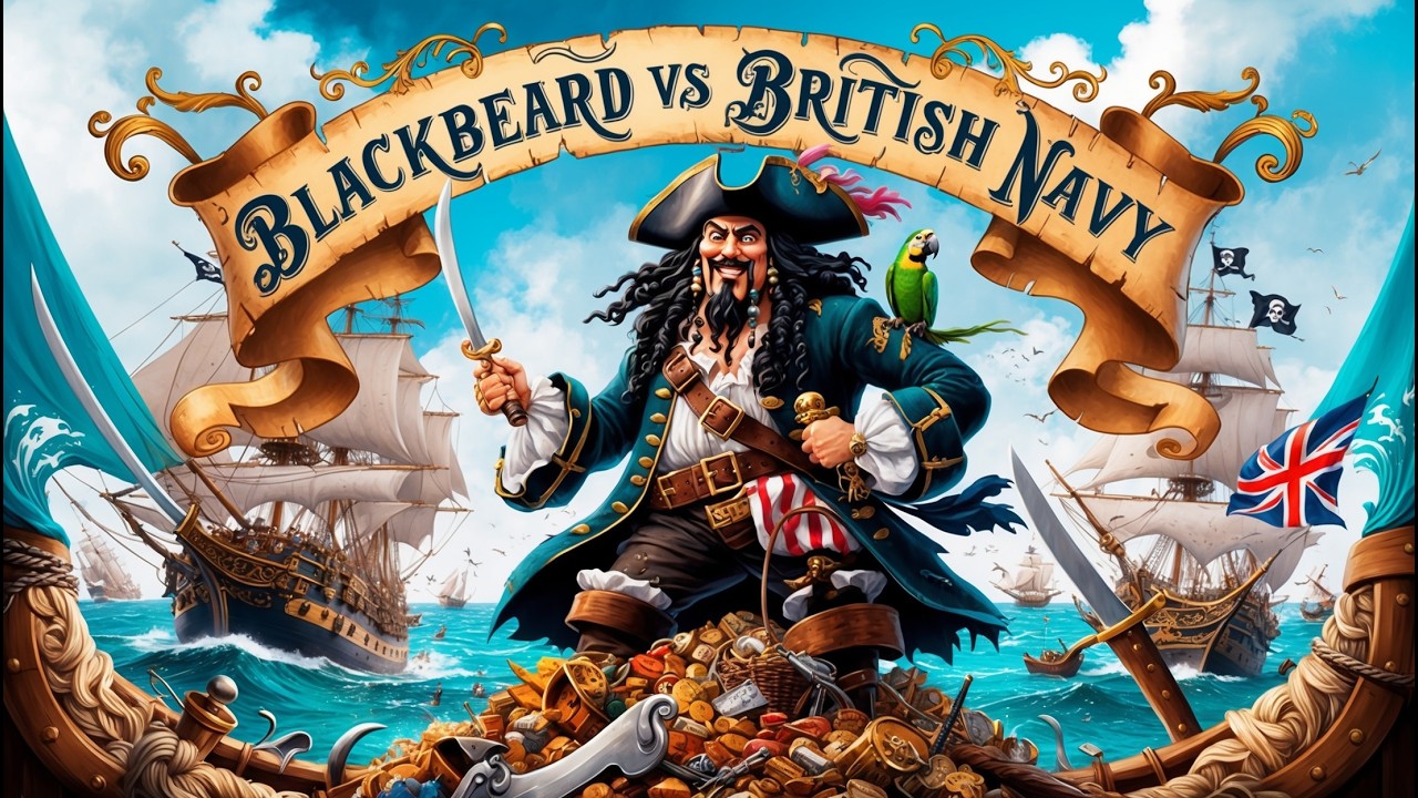 Blackbeard vs British Navy The Epic Final Battle of History's Greatest ...