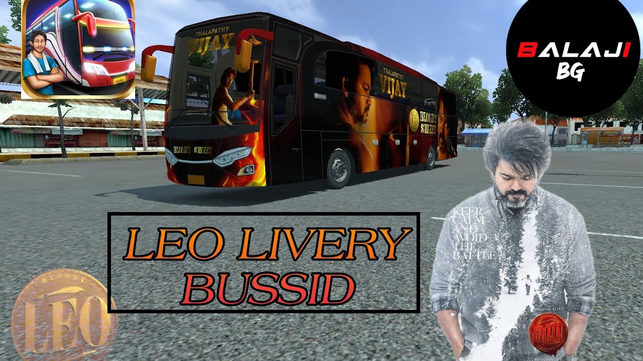 🎀🤩 LEO BUS LIVERY IN BALAJI BUSSID GAMING #bussid #bus #simulatorgames ...
