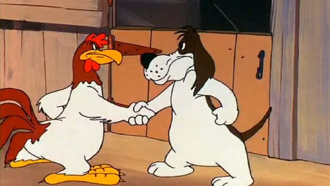 QUIQUE EL GAVILAN VS GALLO VS PERRO VS CABALLO clip looney tunes - YouTube