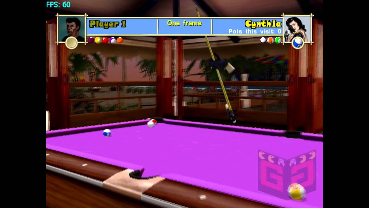 EmuPC: Pool Paradise Gamecube Gameplay - YouTube