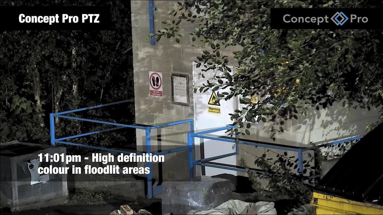 RAW Footage | Concept Pro 2MP AHD 20x & 30x PTZ Low Light Changeover ...