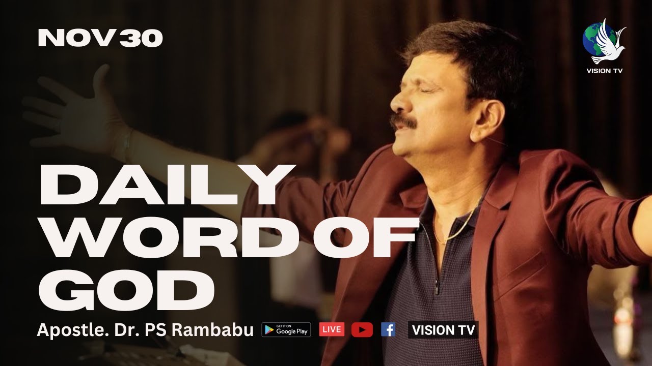 Daily Word of God by Apostle. Dr. PS Rambabu - YouTube