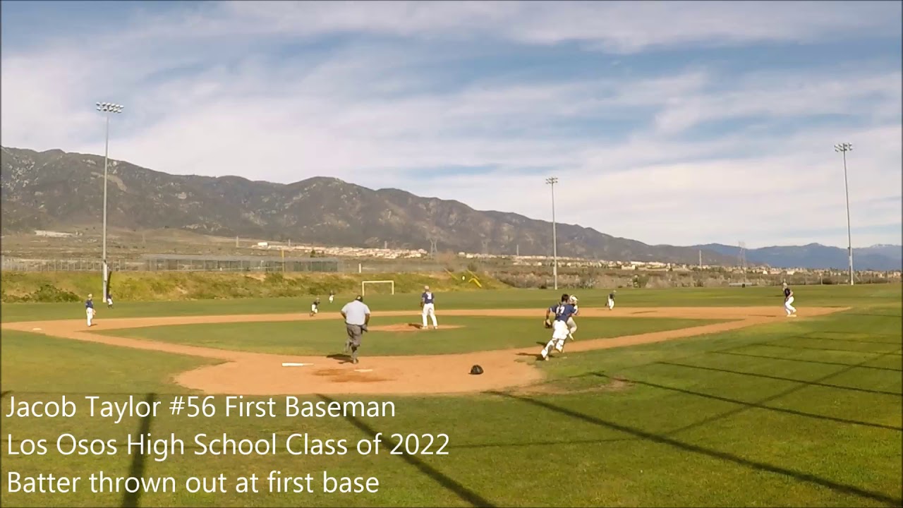 Jacob Taylor, First Baseman #56 Batter Put Out #10 - YouTube