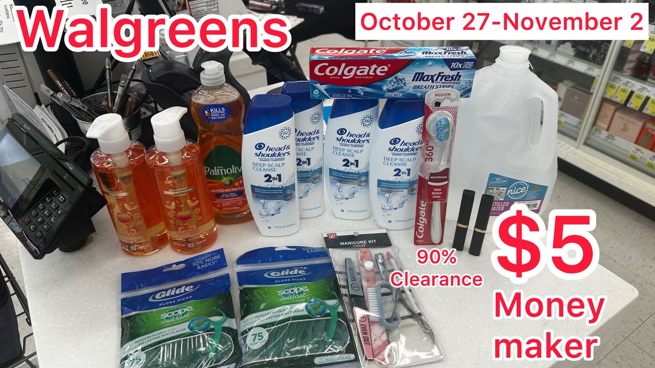 Walgreens Couponing October 27-November 2|| Register reward printing ...