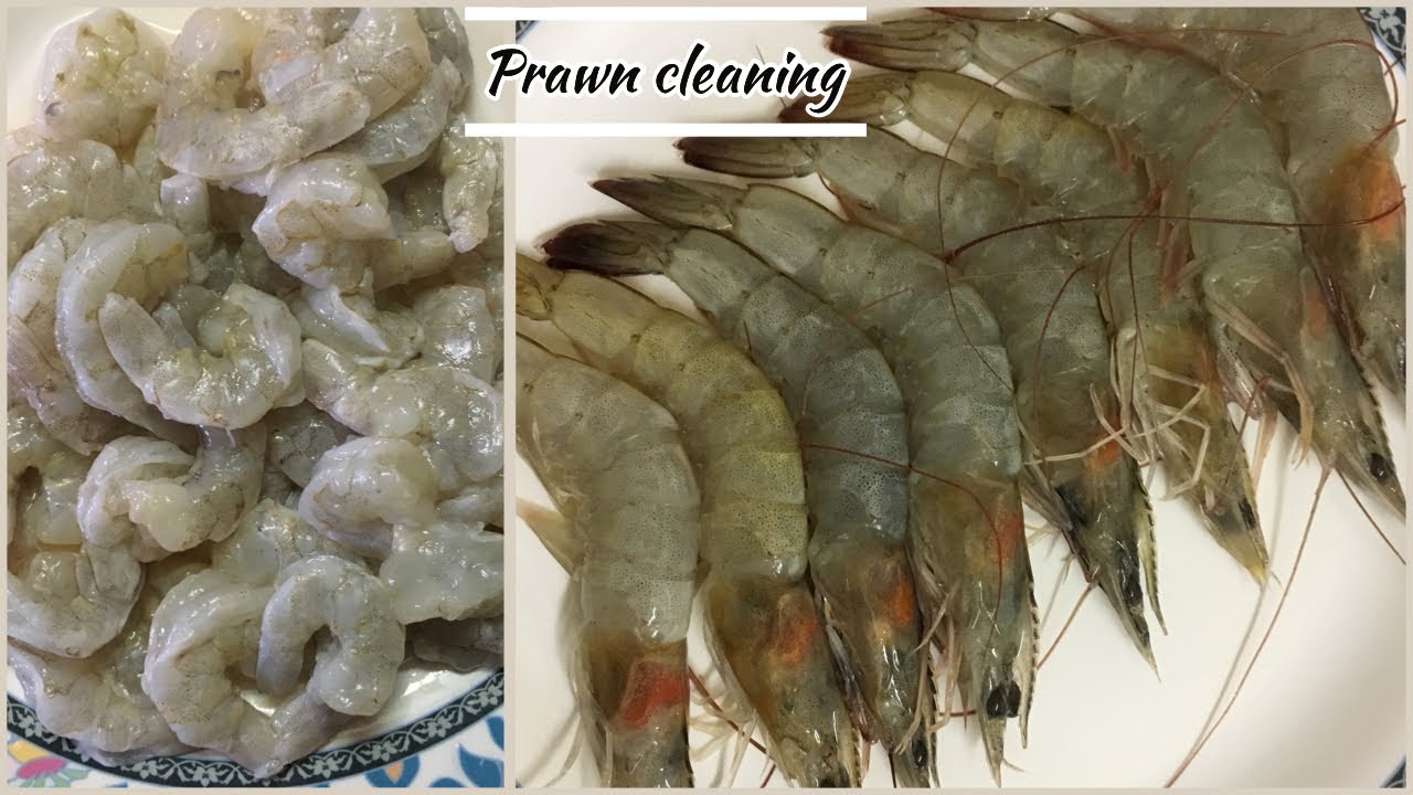 How to clean prawns /Eral sutham seiyum murai/prawn cleaning tips - YouTube