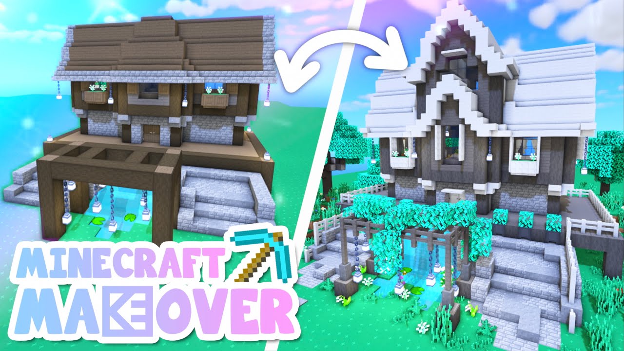 💙 Giving YOUR Builds A Minecraft Makeover! Ep.1 - YouTube