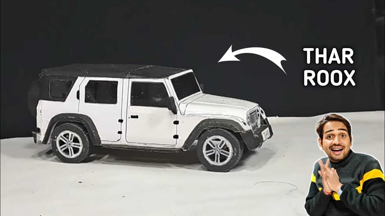 How to make Thar ROOX with cardboard. new thar 2184 CC engine - YouTube