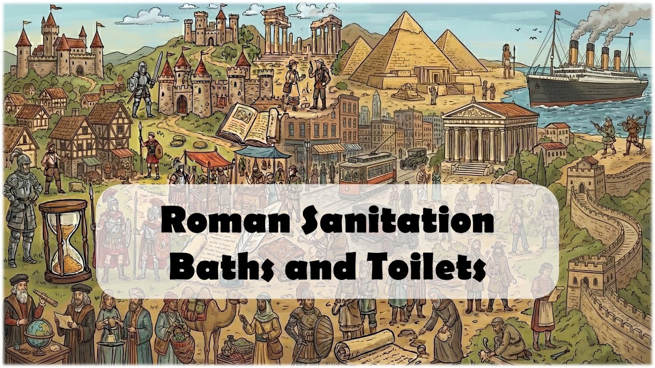 Roman Sanitation Baths and Toilets - YouTube