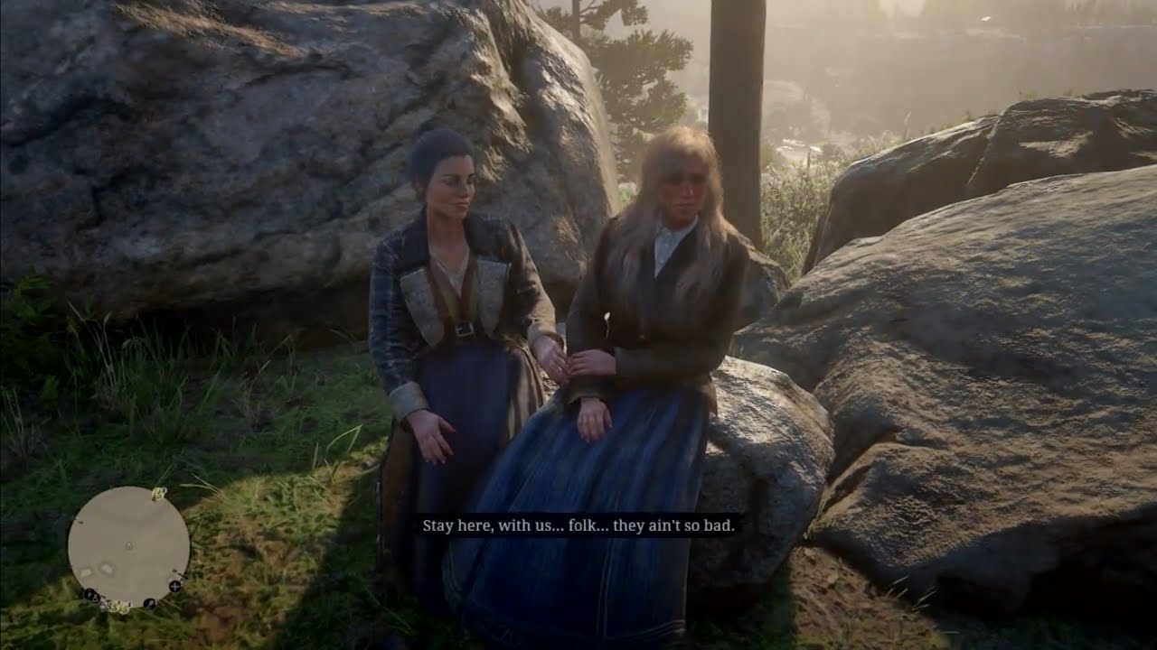 This lady was crying and Abigail trying to comfort her RDR2 - YouTube