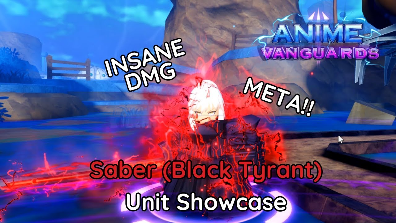 Saber (Black Tyrant) showcase INSANE DAMAGE! 100% META! | Anime ...
