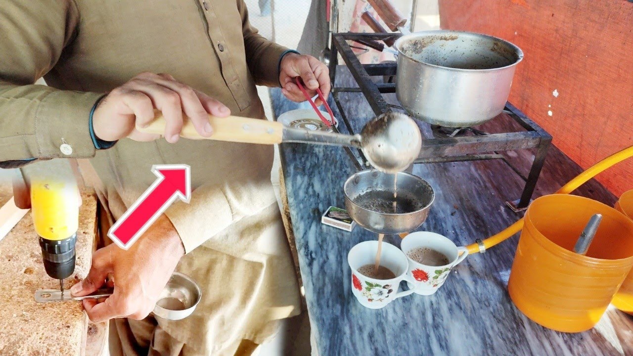 complete process of attaching a wooden handle to a steel spoon. - YouTube