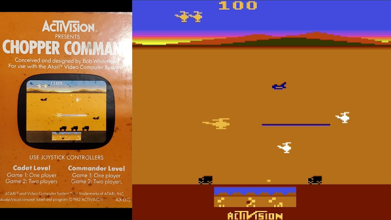 Atari 2600 - Chopper Command - YouTube