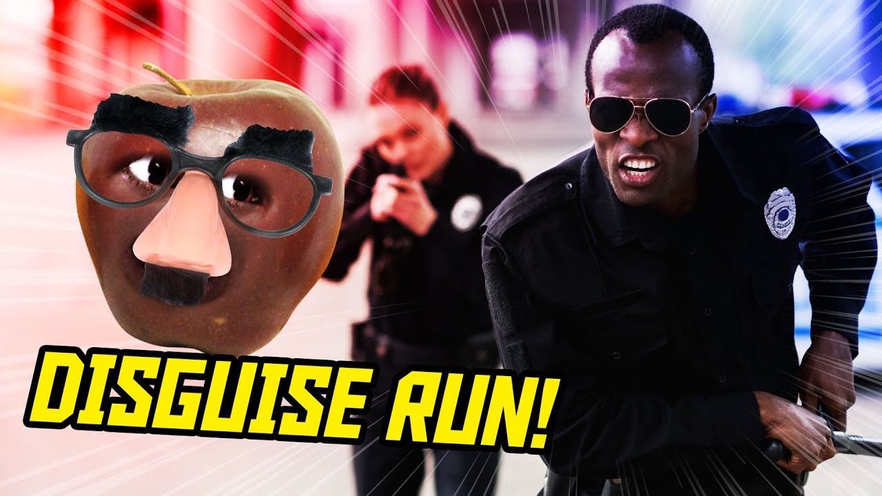 Cops can't catch me!!! | Disguise Run - YouTube