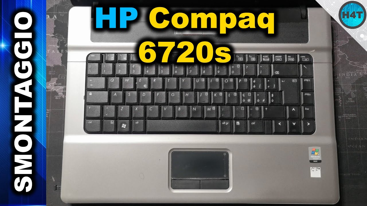 HP Compaq 6720s disassembly SMONTAGGIO - YouTube