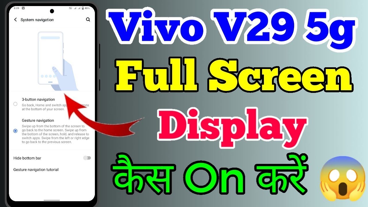 How To Full Screen Display Vivo V29 5g // Vivo V29 5g Full Screen ...