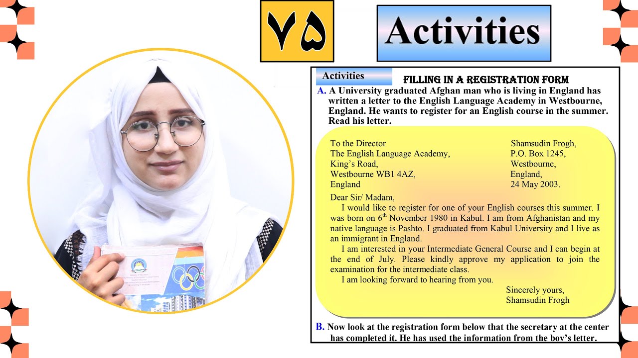 Class 10 - English |Activities- Lesson 75| انگلیسی لسم ټولګی - لوست 75 ...