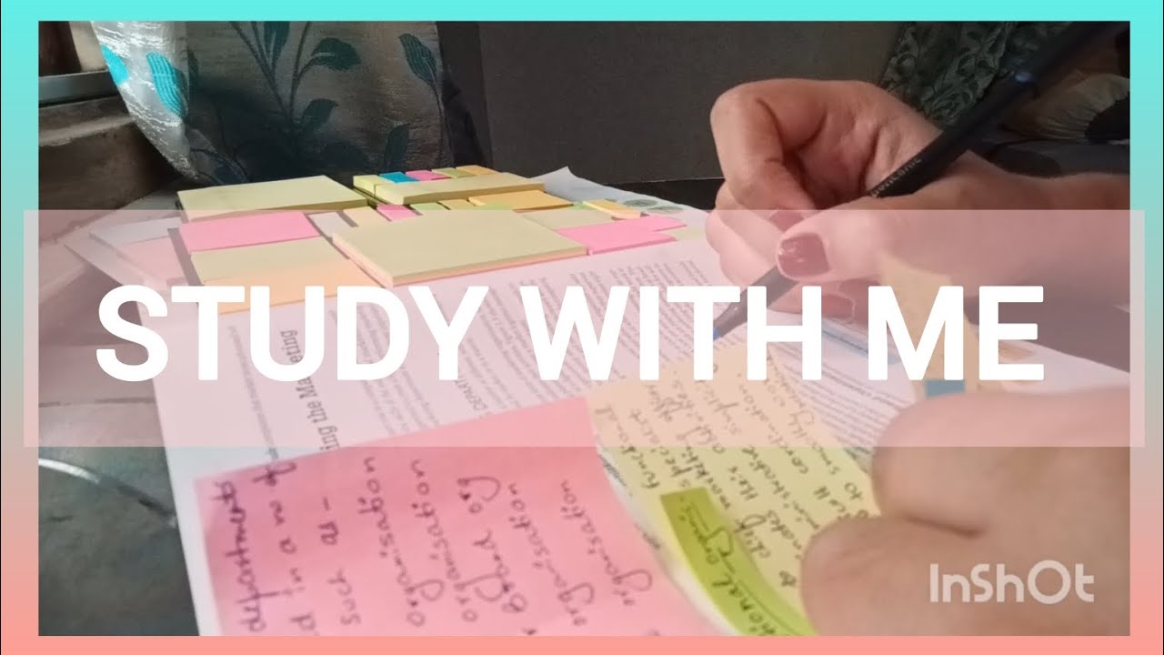 30 MIN STUDY WITH ME || Calm Piano Sound, Real Time || Note Making with ...