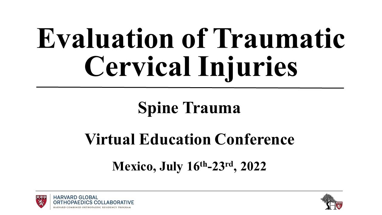 Evaluation of Traumatic Cervical Injuries - YouTube