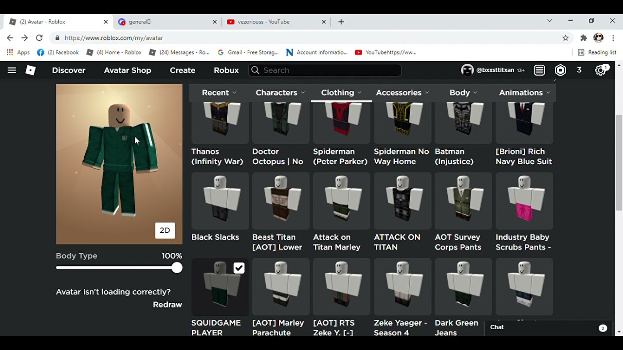 Gi - Hun [Roblox Avatar] Tutorial - YouTube