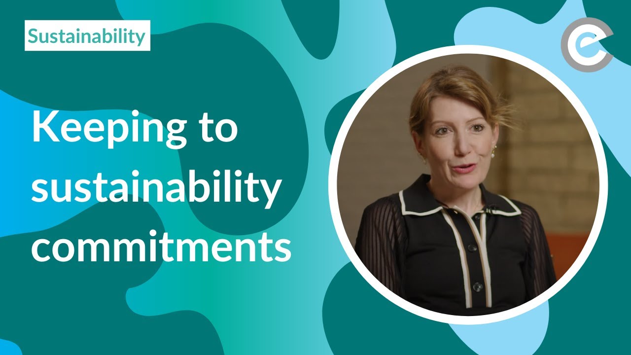 Keeping to sustainability commitments - YouTube
