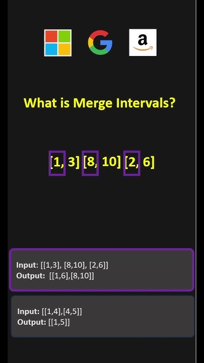 Merge Intervals #leetcode #challenge #algorithm - YouTube