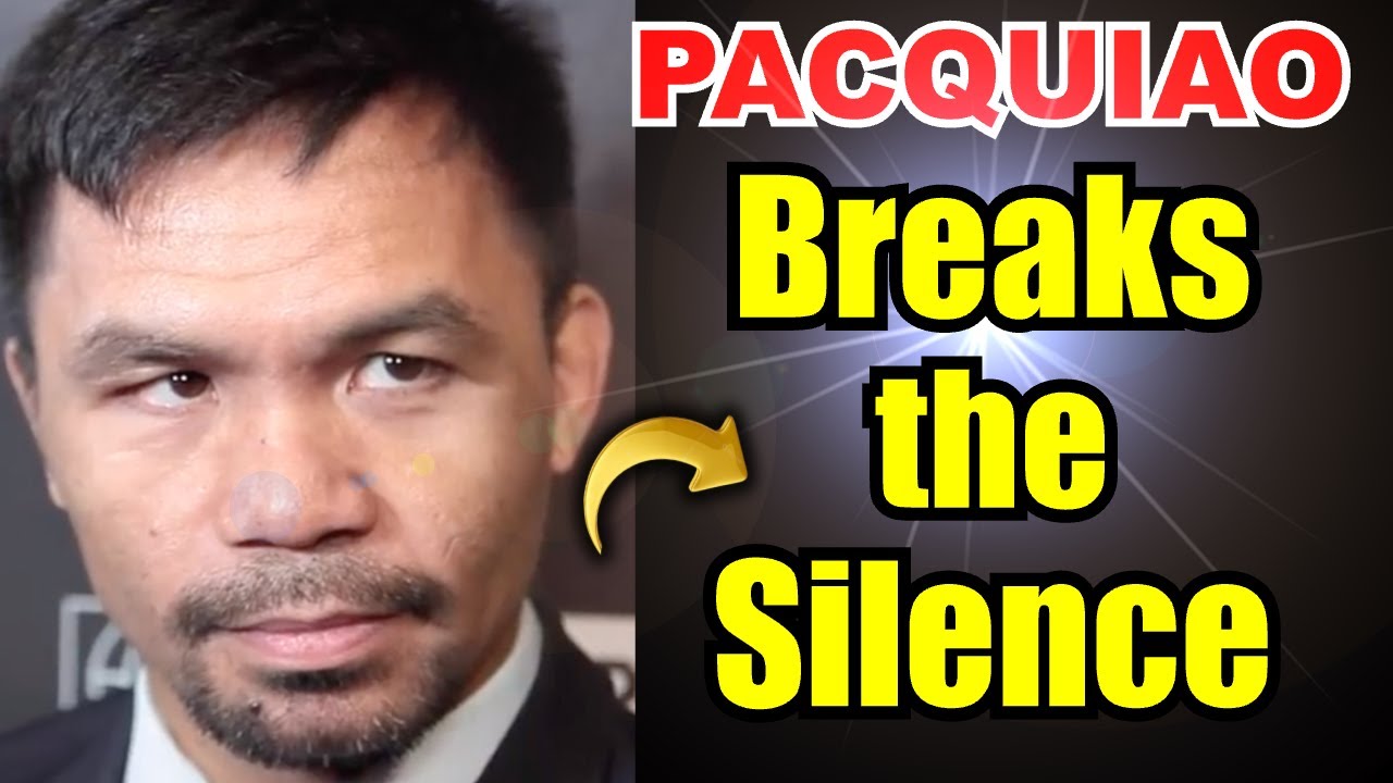 🚨Breaking News💥The Unexpected Statement from Manny Pacquiao🧨What's ...