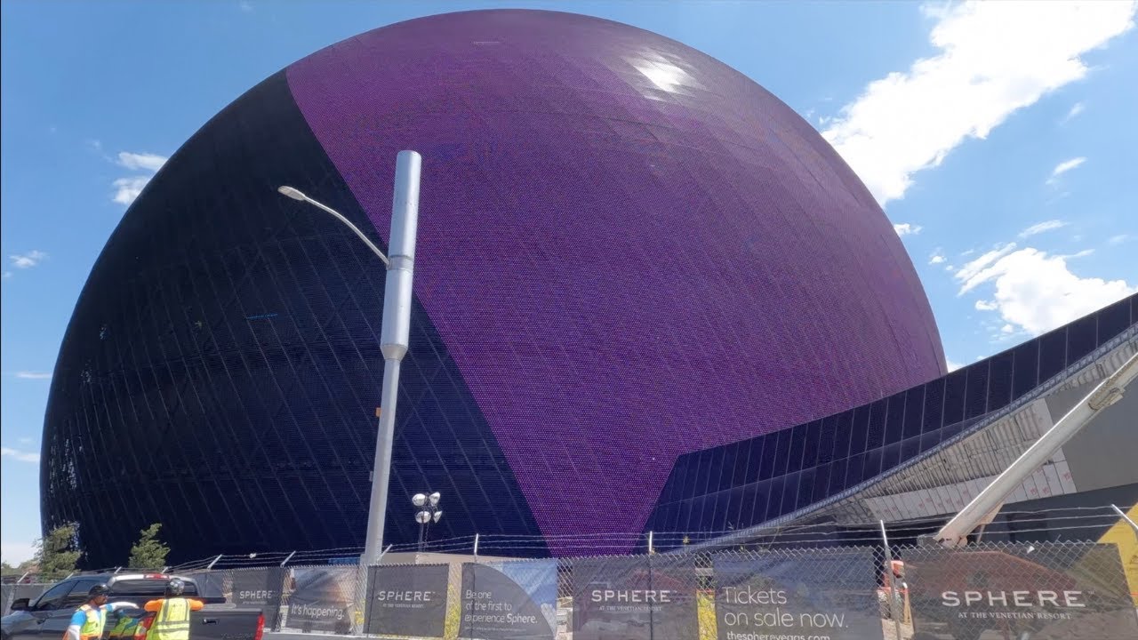 MSG Sphere Update - Changing Colors: Just An Amazing Sight!! - Shot ...