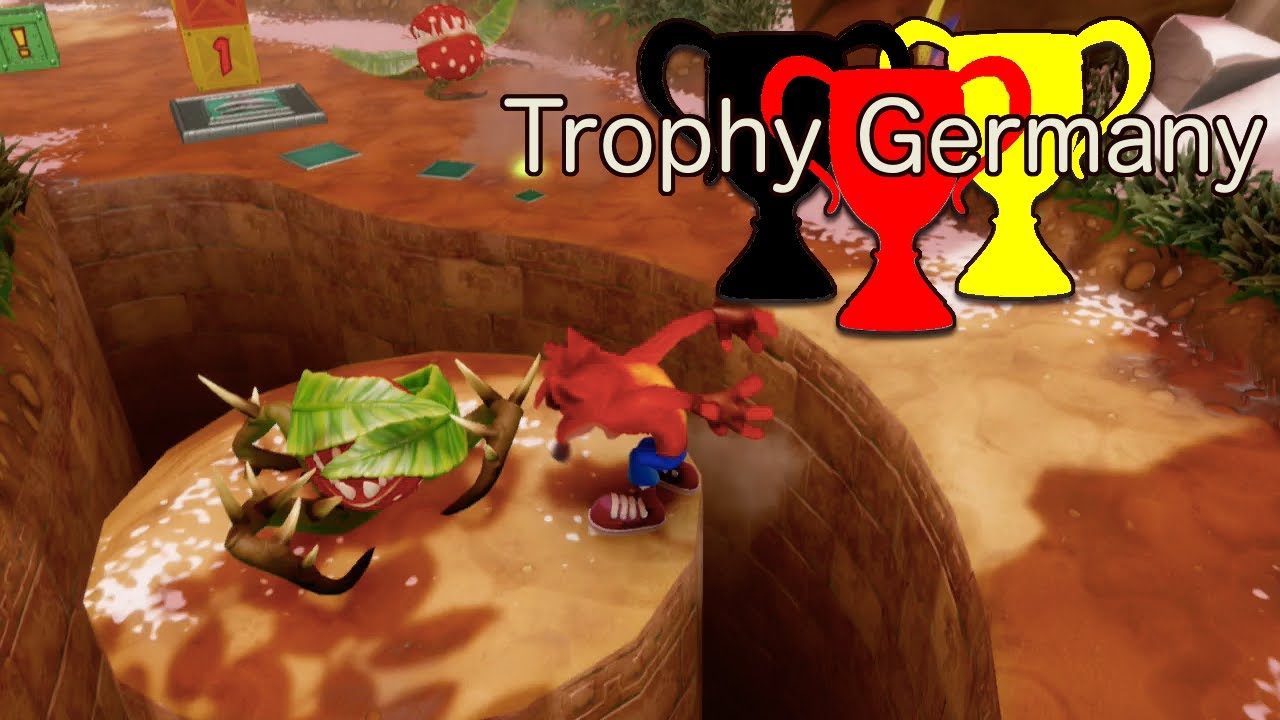 Crash Bandicoot 2 - The Flora Flop - Trophy - YouTube