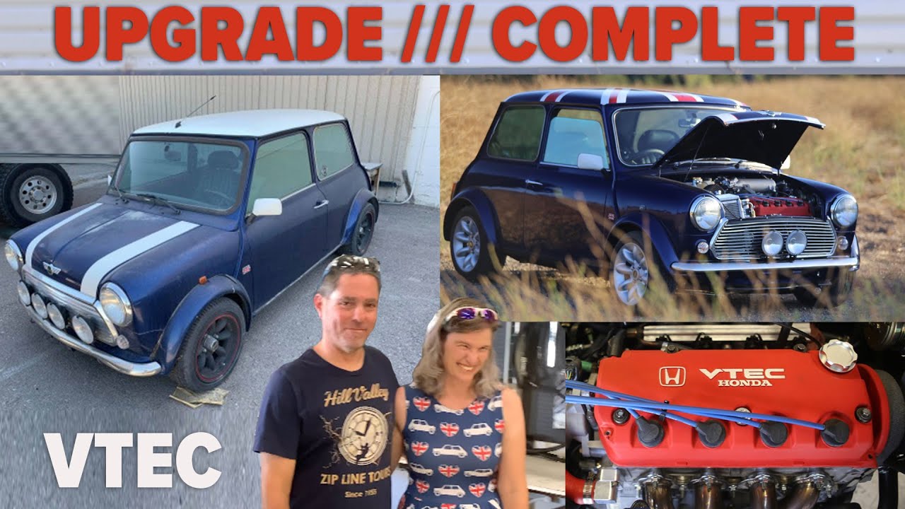 UPGRADE COMPLETE- Happy customers pick up their restored Super Cooper ...