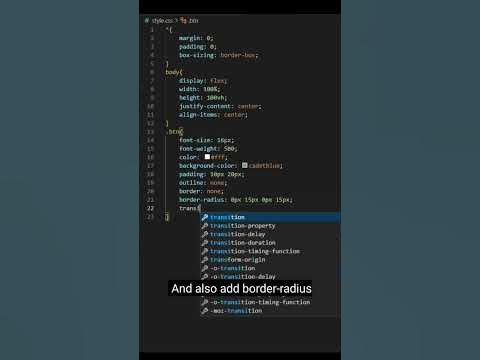 Create a fancy button html css #webdesign #html #css #frontend #shorts #ytshorts - YouTube