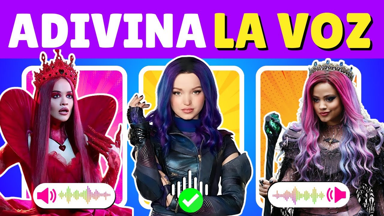 30 Desafíos Descendientes + Adivina el Personaje por la voz 🔥💖| Mal ...