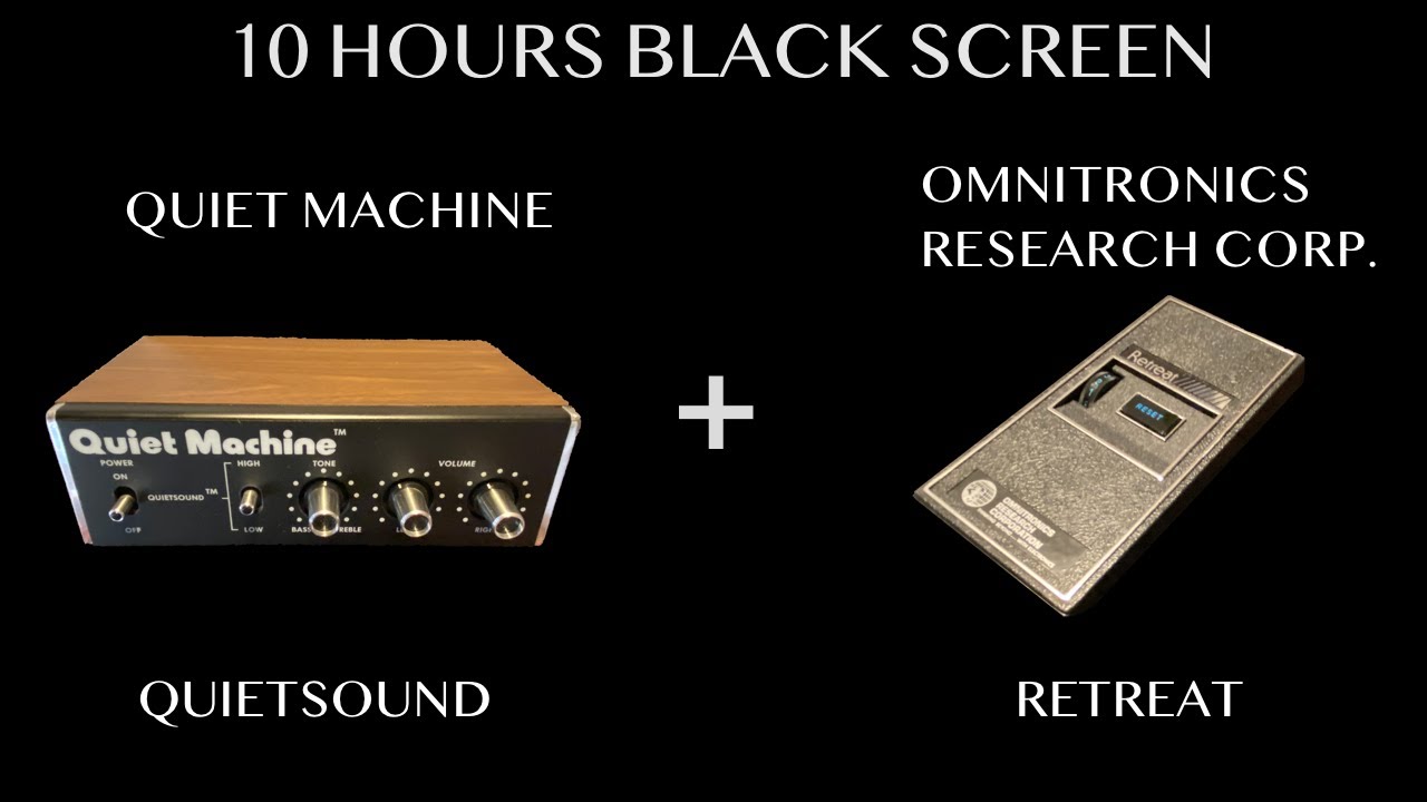 Vintage White Noise - Quiet Machine and Omnitronics Research Corp ...