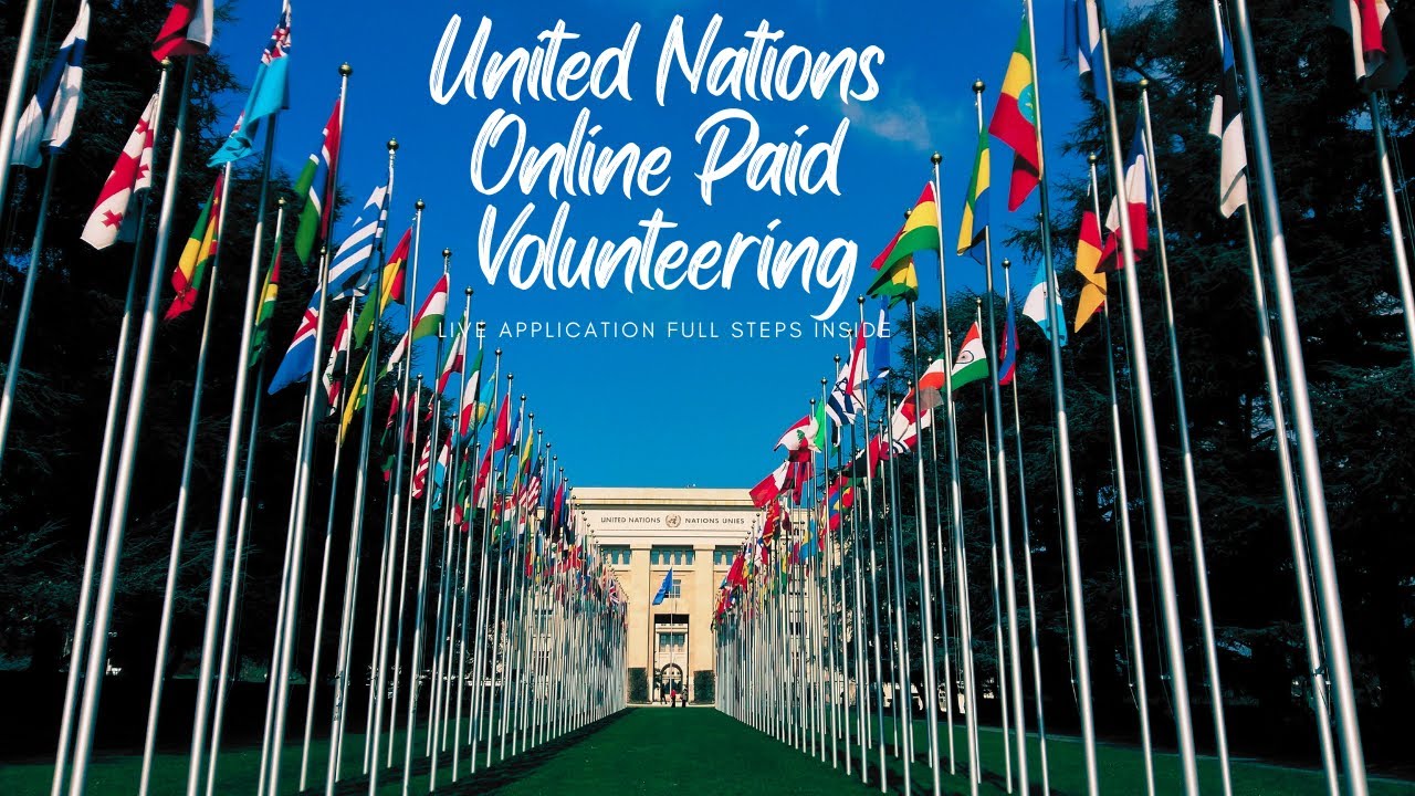UN Online Volunteering Opportunities | Become UNV Volunteer 2021-2022 ...